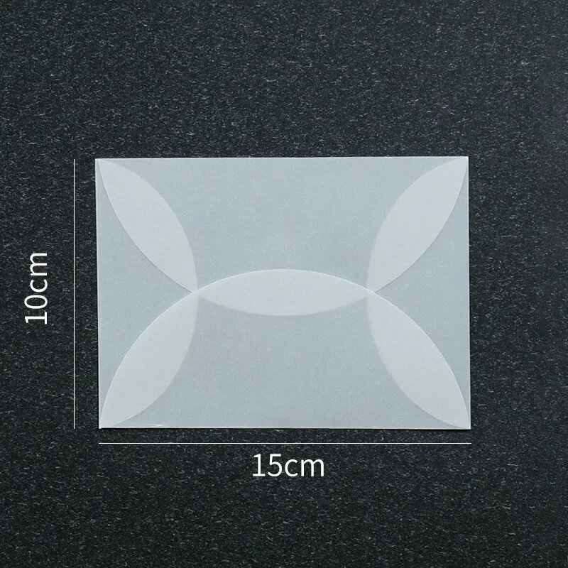 Полупрозрачные подарочные конверты KAZUO 50 шт. 50pcs 15x10cm