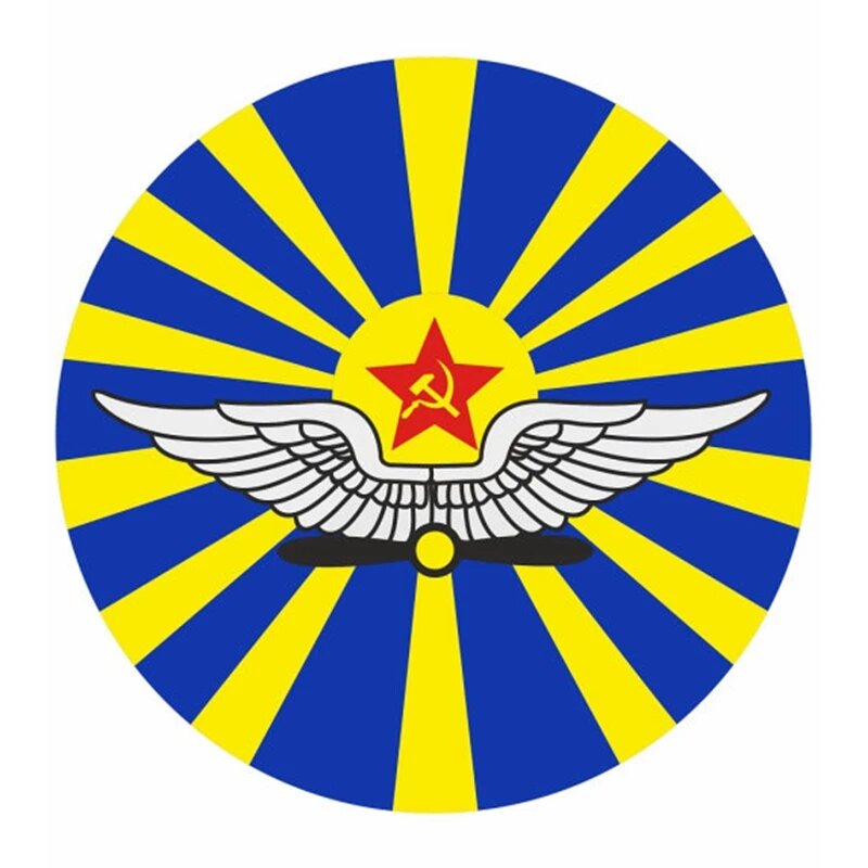 Наклейка на автомобиль, наклейка СССР (ВВС СССР), водонепроницаемая, для бампера, заднего стекла, ноутбука