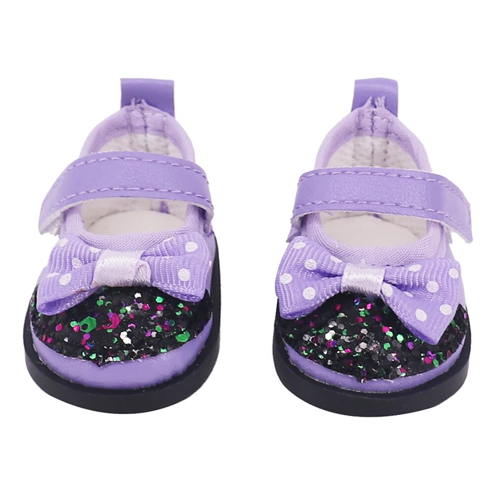 Кукольные туфли сиреневые XM1276 для Wellie Wisher