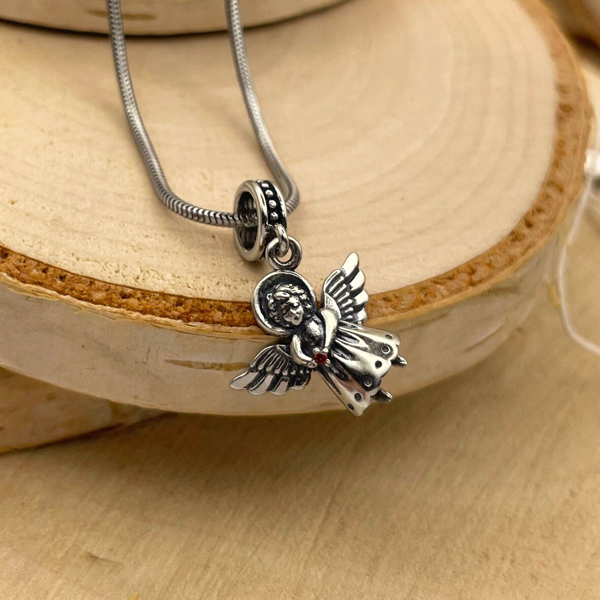 Бусы, серебро, 925 проба, чернение, оксидирование, родирование, фианит