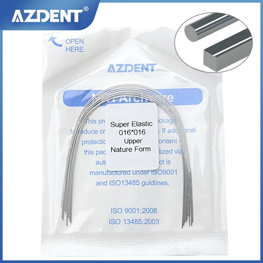 Ортодонтические арки AZDENT, 016 Lower, 10 шт.