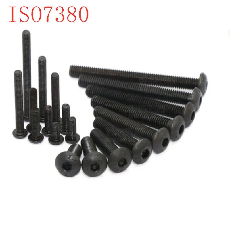 1000 шт. оптом iso7380 класс 10,9 m1.6 M2 M2.5 M3 винт с шестигранной головкой