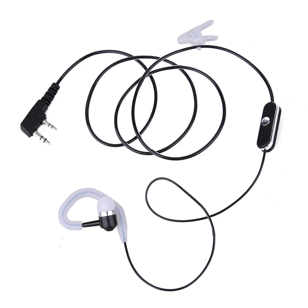 Гарнитура K Plug с микрофоном для раций BAOFENG KENWOOD Retevis HYT