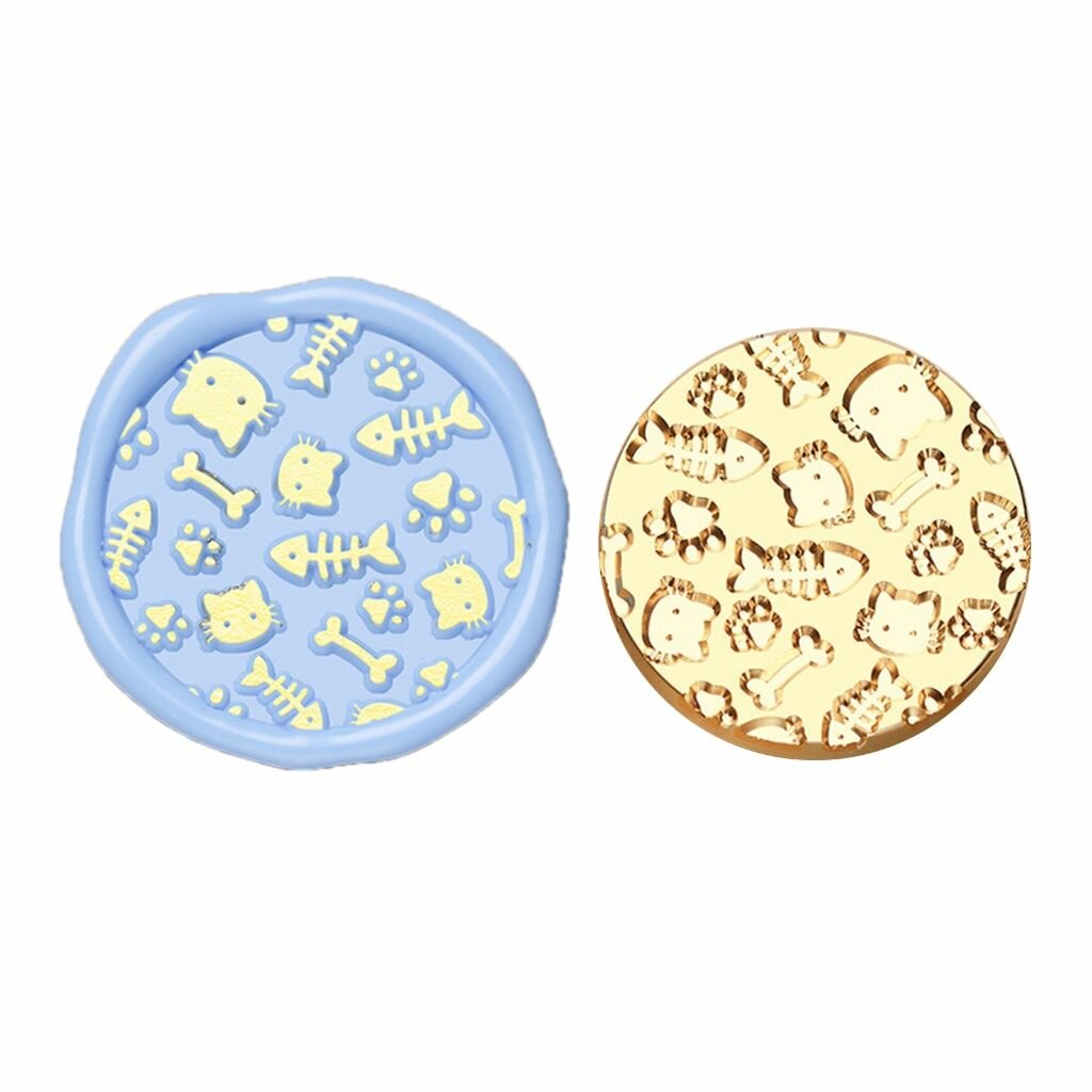 Текстурная серия retro fire paint seal head-Симпатичный Жадный Кот