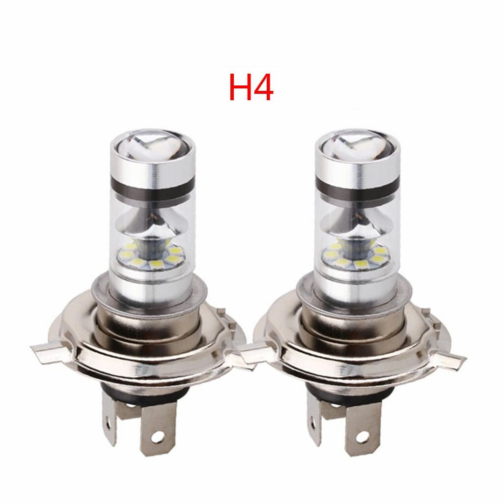 Автомобильные фары, автомобильные мощные светодиодные противотуманные фары H4 100W 20LED-H4