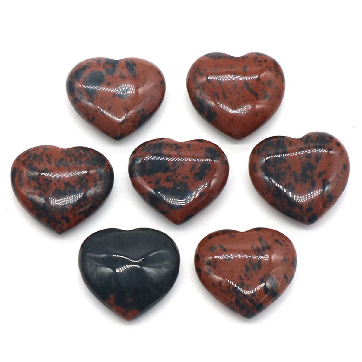 Сердца из камня Goledn Swan Stone