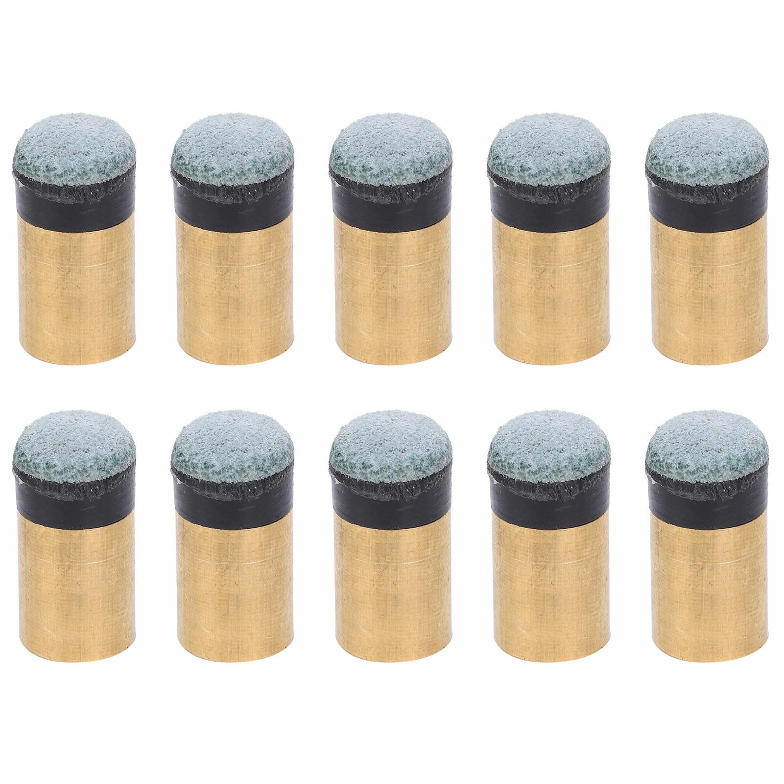 10 шт. Замена наконечника клюшки для бильярда, ПУ кожа, с резьбой, для снукера и пула