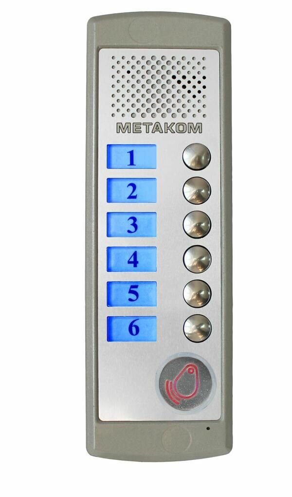 MK6-K-RFV блок вызова домофона Метаком