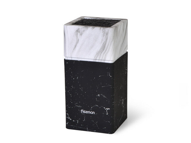 2878 FISSMAN Подставка для хранения ножей 11x11x23, цвет мрамор (пластик)
