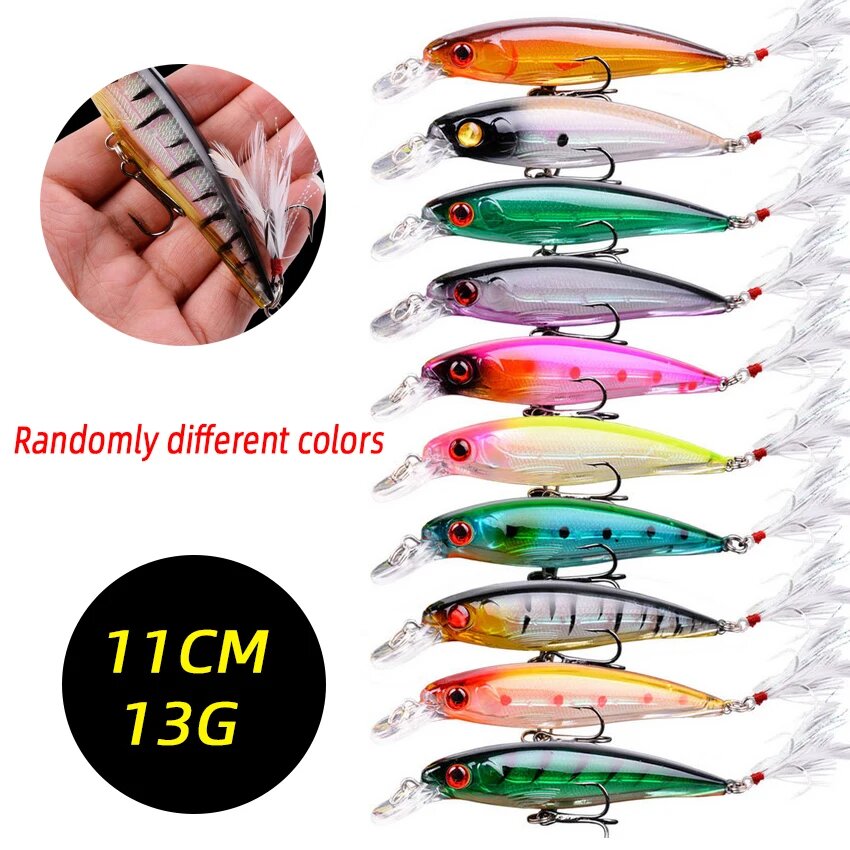 AOrace набор блесен для рыбалки 3/5/8 шт 8pcs Random Colors, FS0933