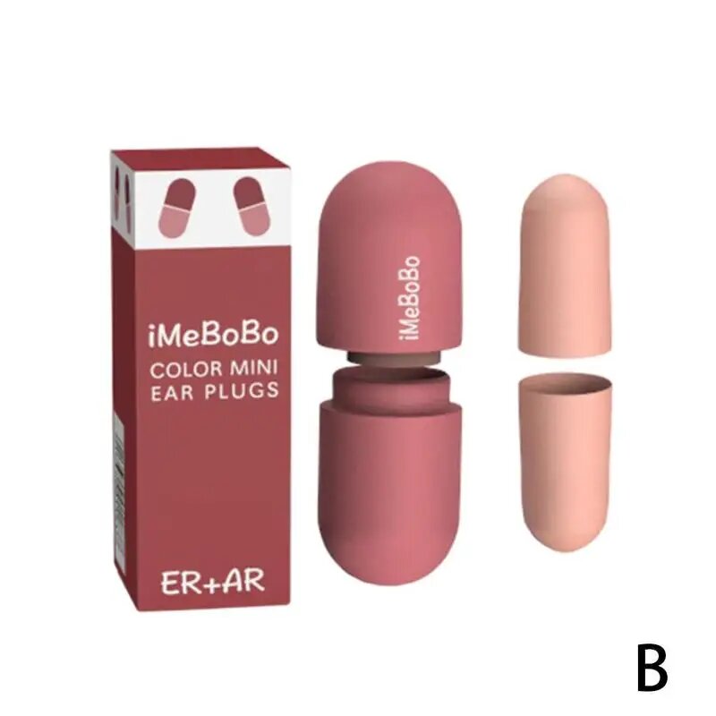 Шумоподавляющие беруши с эффектом памяти Розовый, AD01-0037-Rd 10pcs