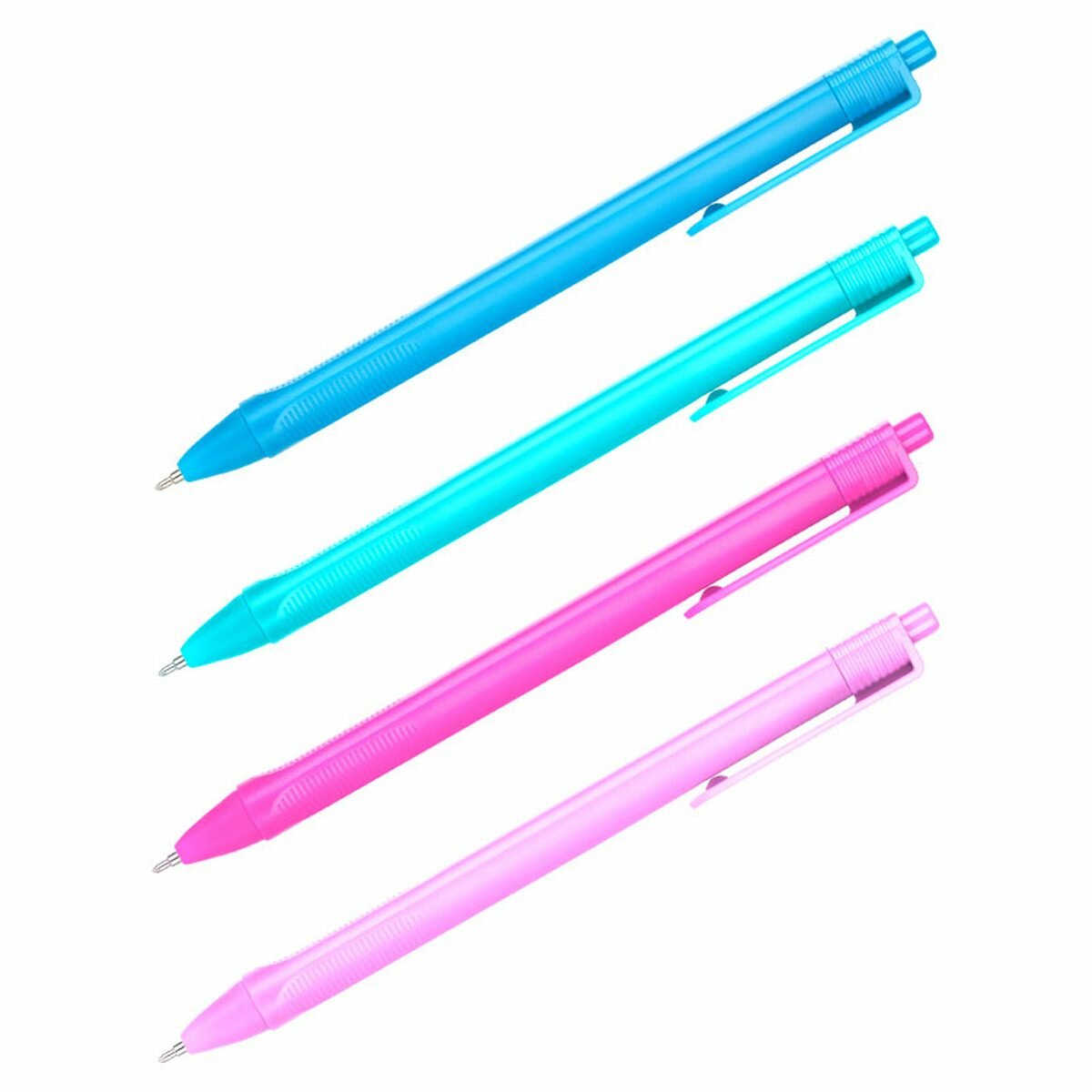 Ручка шариковая автоматическая OfficeSpace Light Trio (0.5мм, синяя) (BPr_94888), 50шт.