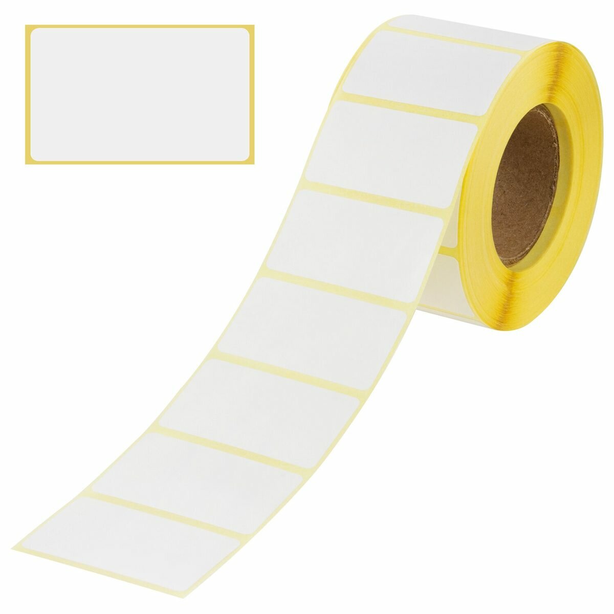 Термоэтикетки ТермоТоп, 43х25мм, 1000шт. в рулоне, 5 рулонов (126101)