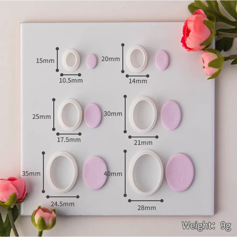 Формы для лепки из полимерной глины PLA 6 шт. YT0481