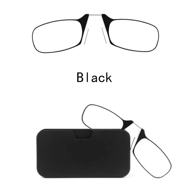 Очки для чтения складные Black +150