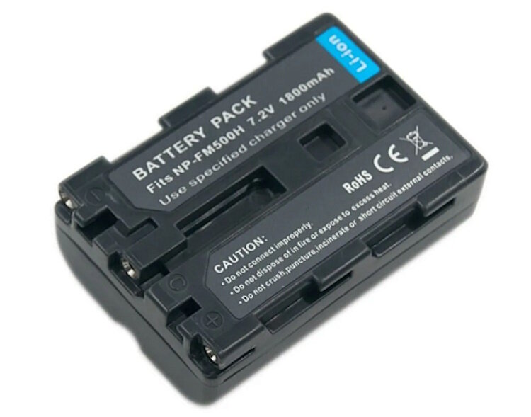 Аккумулятор для камеры Sony (NP-FM500H) DSLR-A100, DSLR-A200, DSLR-A300, DSLR-A350, DSLR-A450, DSLR-