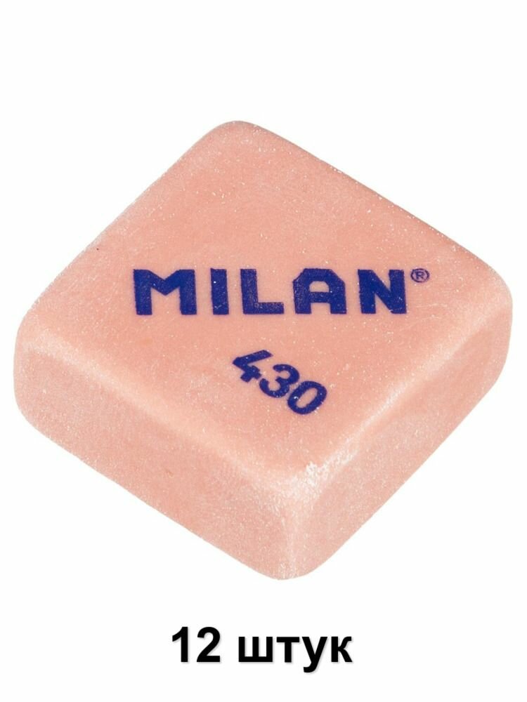 Milan Ластик каучуковый 28x28x13 мм, 12 шт