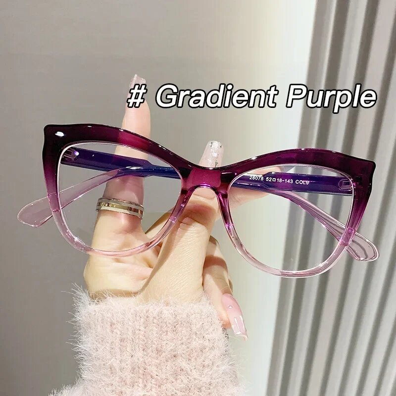Очки женские Cat Eye, Gradient Purple