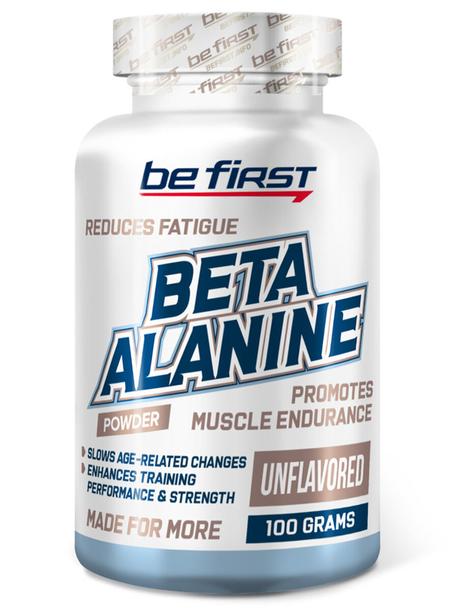 Бета-Аланин Be First Beta-Alanine Powder - 100 г, натуральный, без вкуса