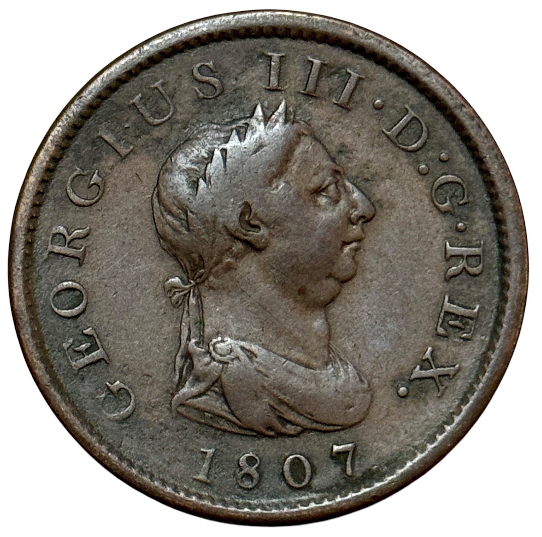 Великобритания 1 фартинг 1807 г.