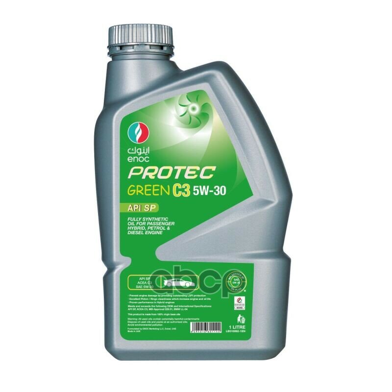 ENOC Масло моторное ENOC PROTEC GREEN C3 5W-30 1L