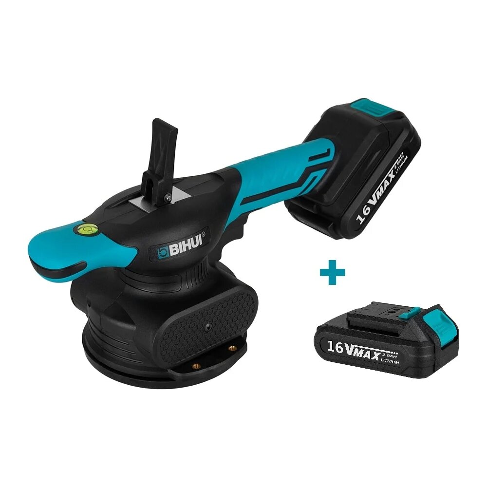 Виброприсоска для укладки плитки BIHUI 16 В, в комплекте 2 аккумулятора LFTBU