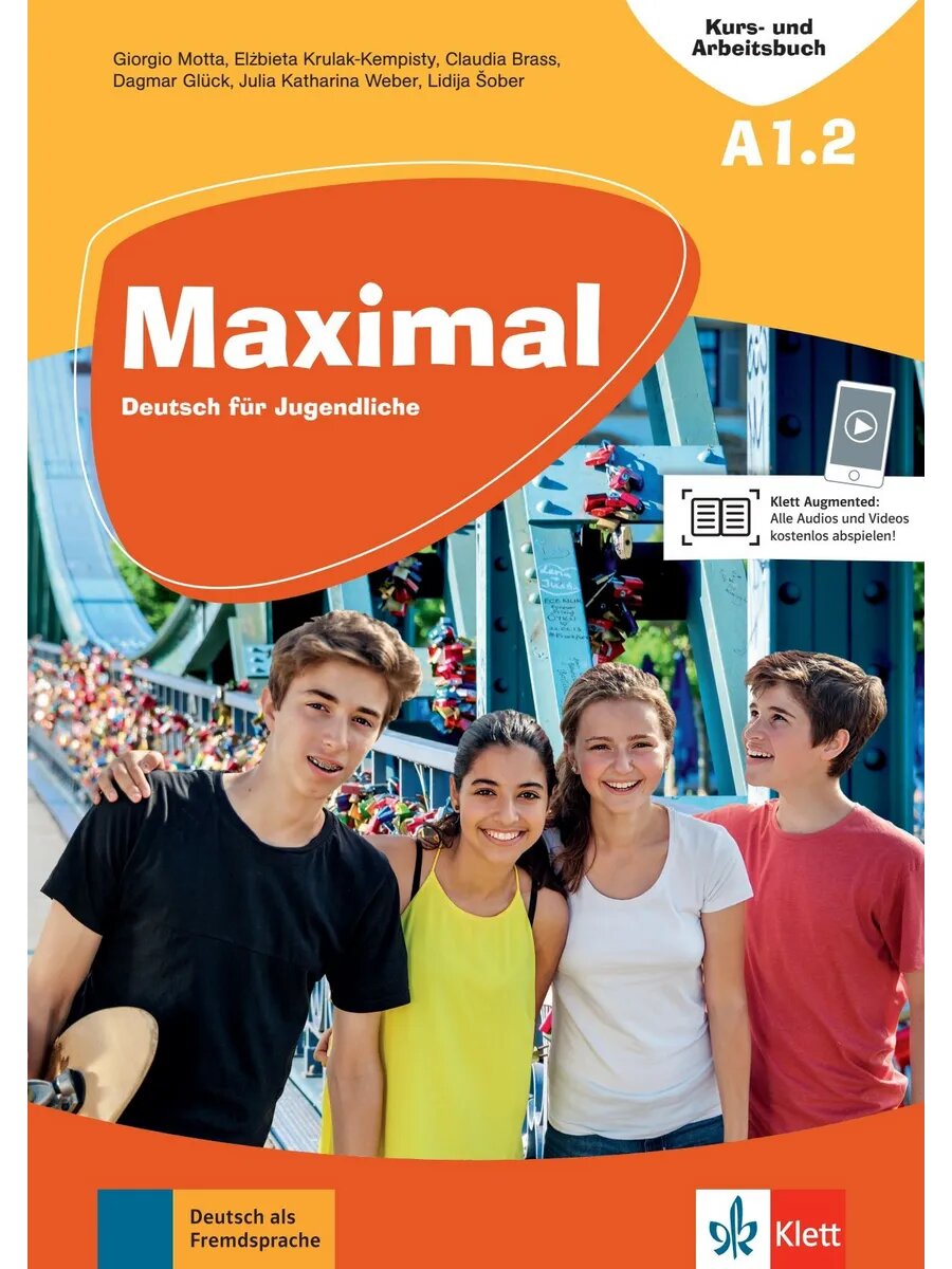 Maximal A1.2. Deutsch fur Jugendliche. Kurs- und Arbeitsbuch