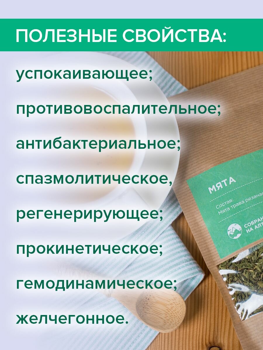 Мята (трава) 100 гр. — фото 1