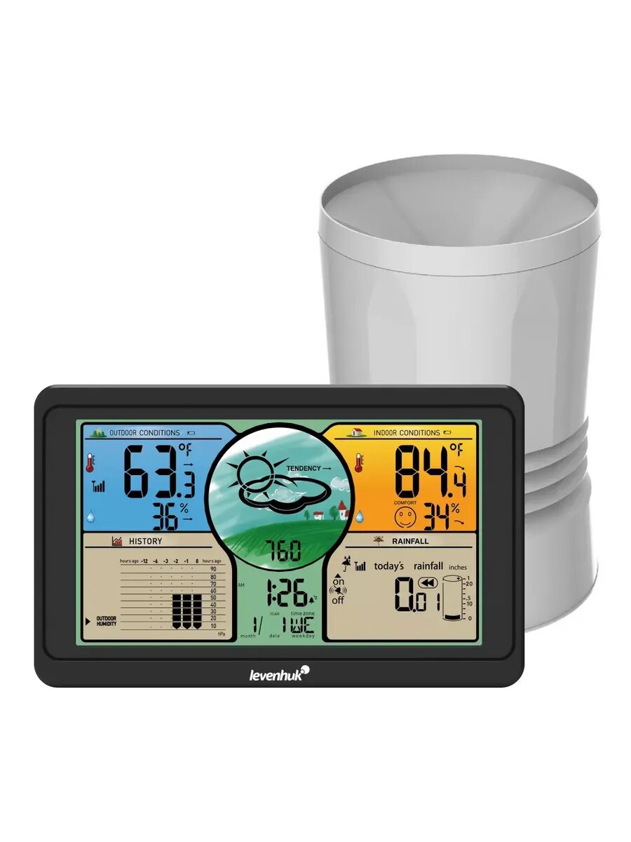 Метеостанция Levenhuk Wezzer PLUS LP70