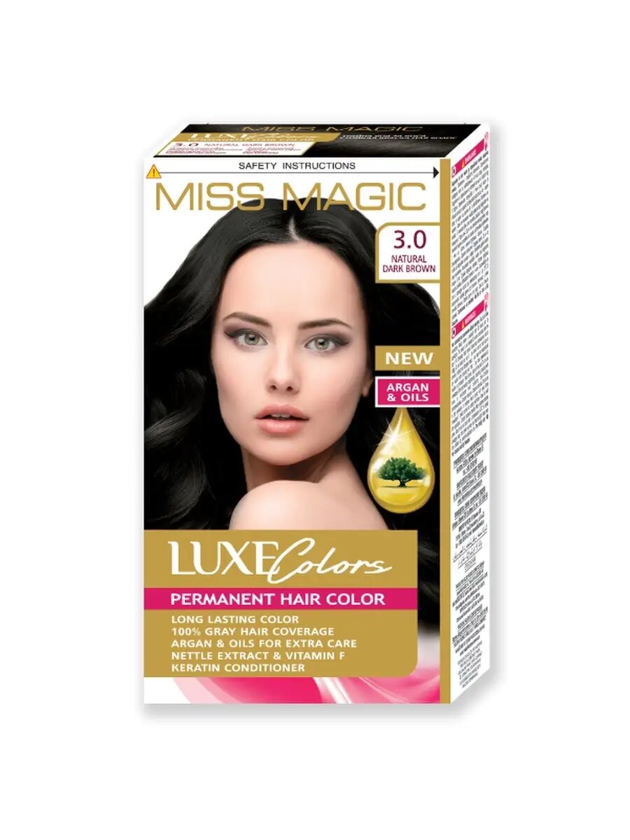Miss Magic LUXE COLORS 3.0- натуральный темно-коричневый