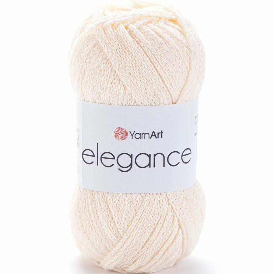 Пряжа Yarnart ELEGANCE 118 молочный (5 мотков)