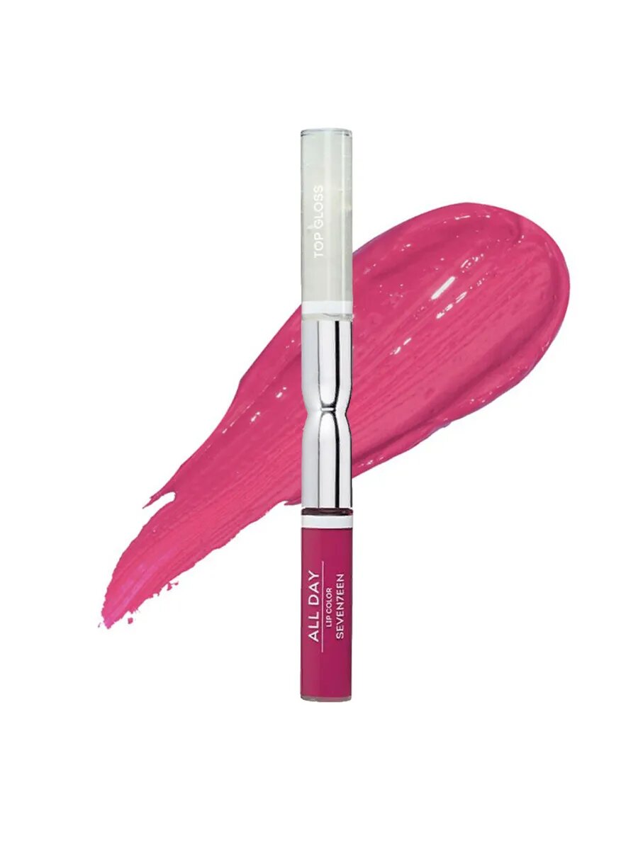 Seventeen Жидкая губная помада-блеск All Day Lip Color&Top Gloss стойкая тон 79
