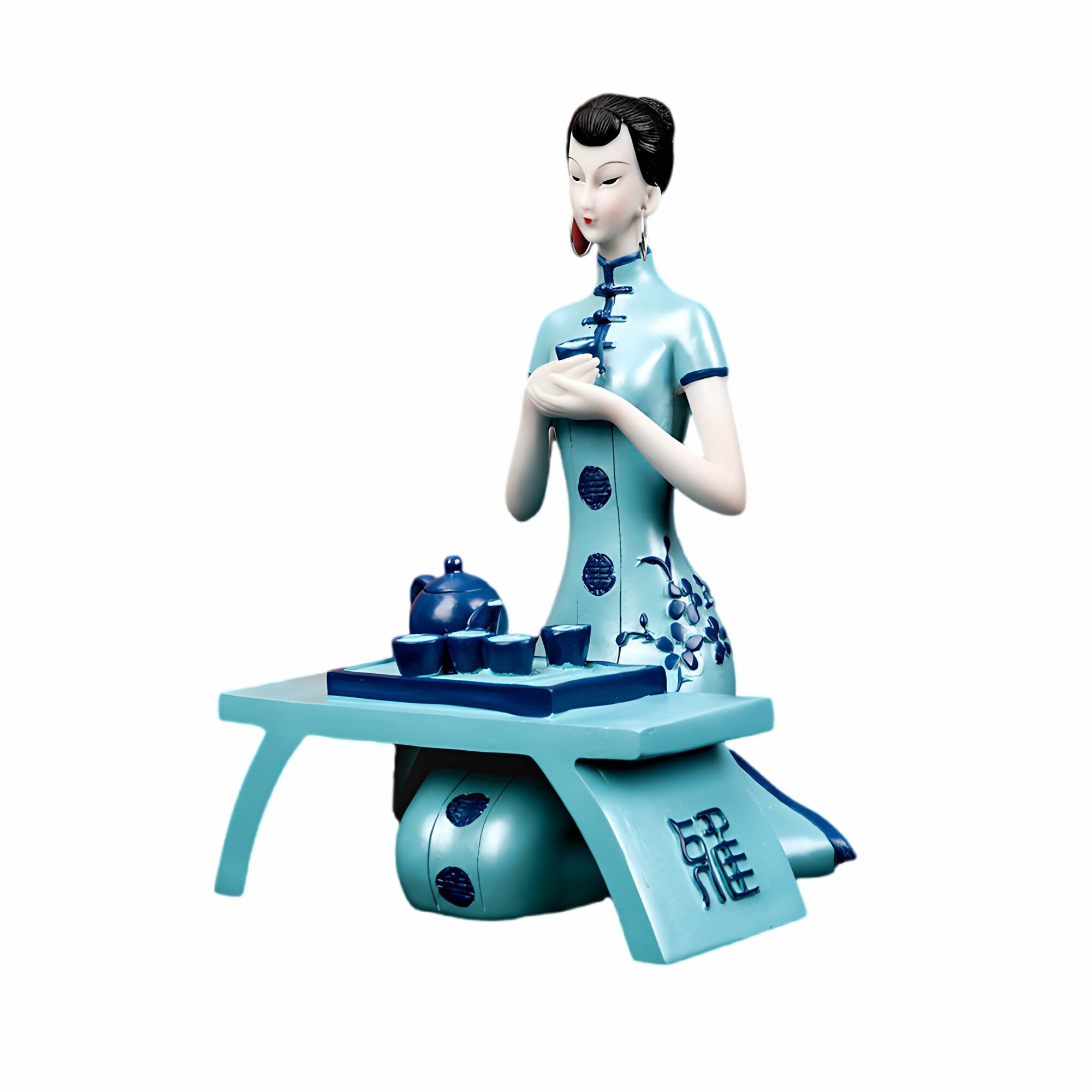 Китайские женские фигурки, статуэтки из смолы