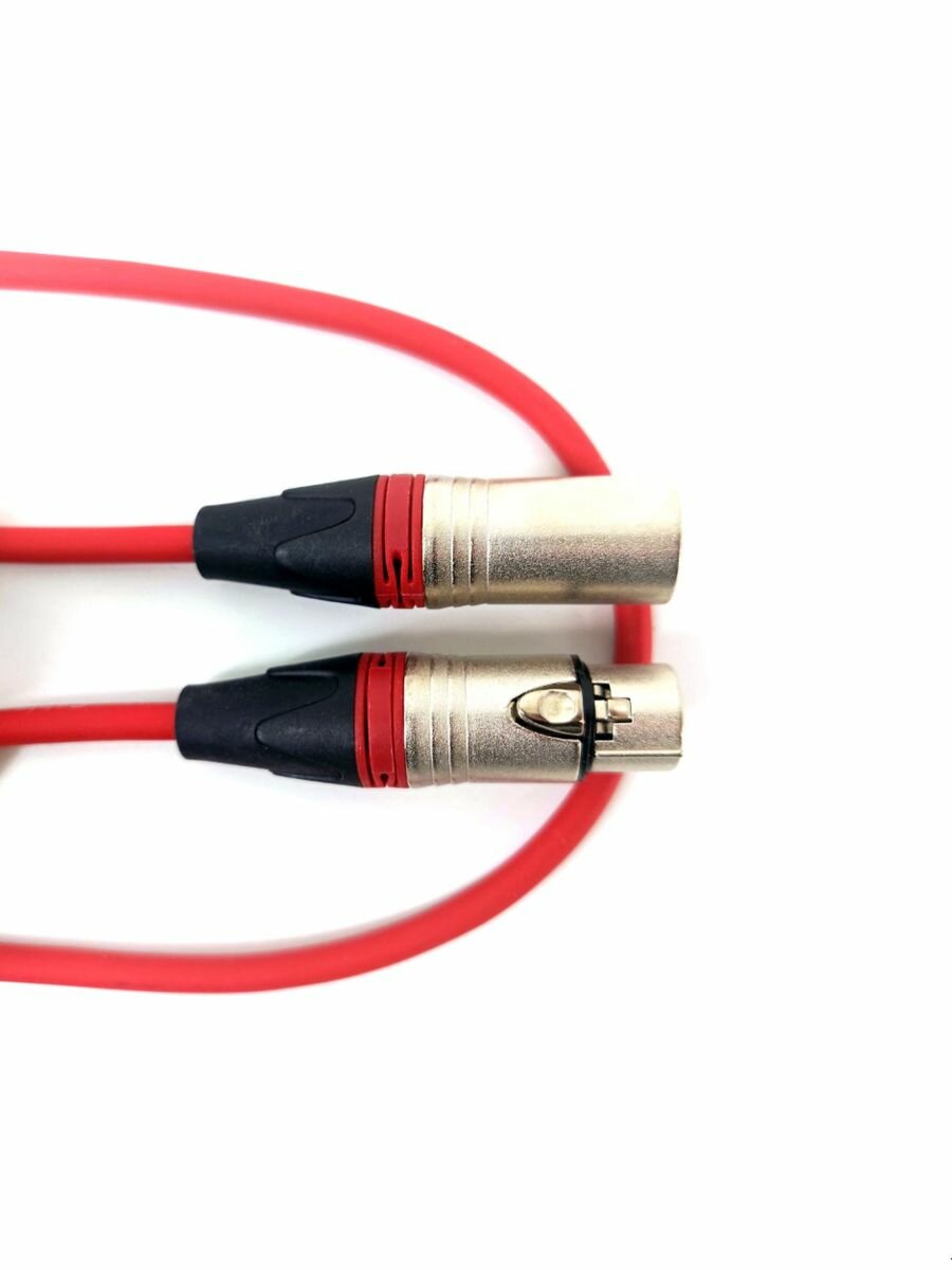 True magic TLC 6M/R Кабель микрофонный XLR - XLR, 6 м, красный TLC 6M/R