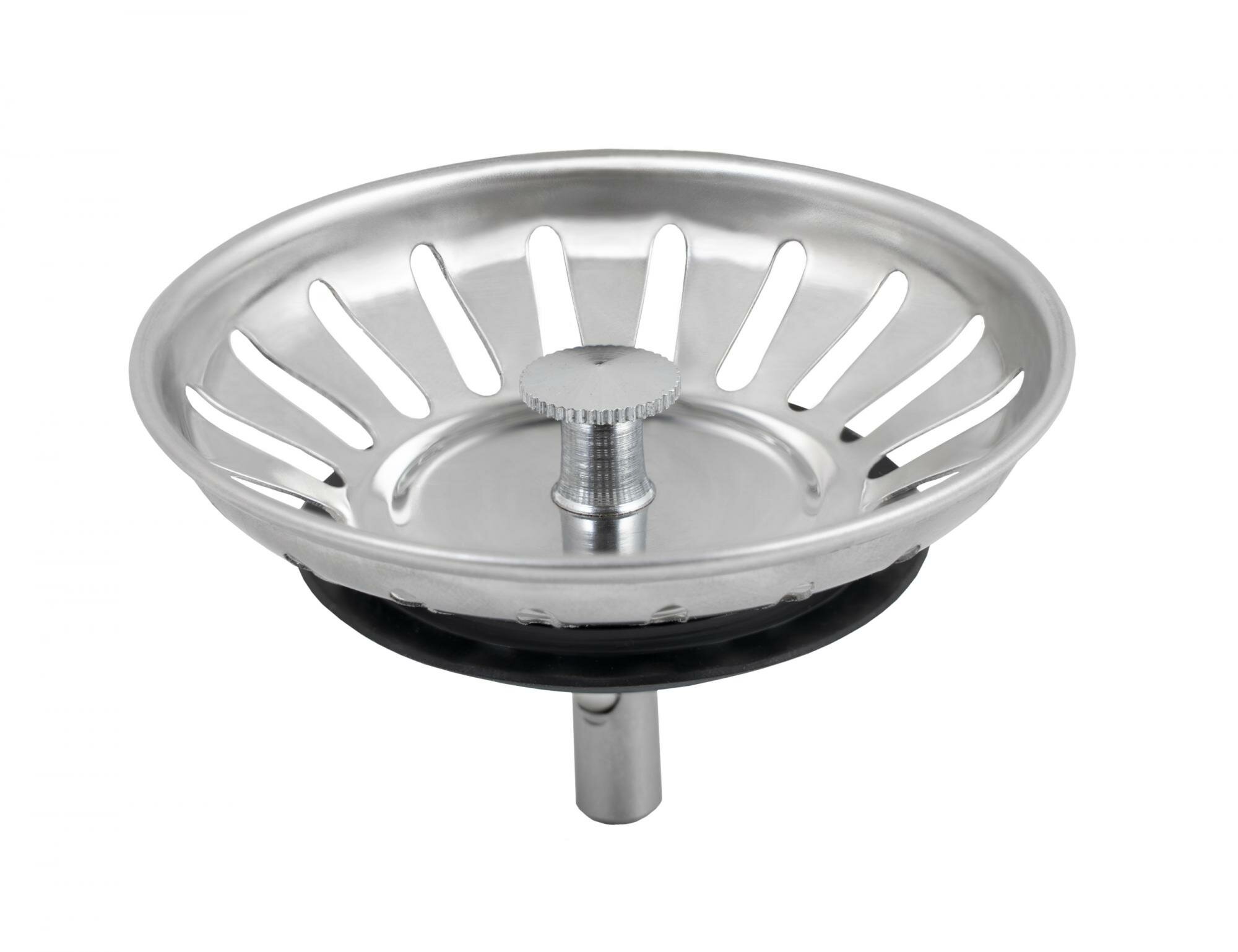 Фильтр/пробка для слива/мойки Kaiser KA-5120, нержавеющая сталь, латунь, цвет хром