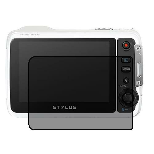 Скрин Мобайл защитный экран для фотоаппарата Olympus TG-630 iHS из нано стекло 9H приватное