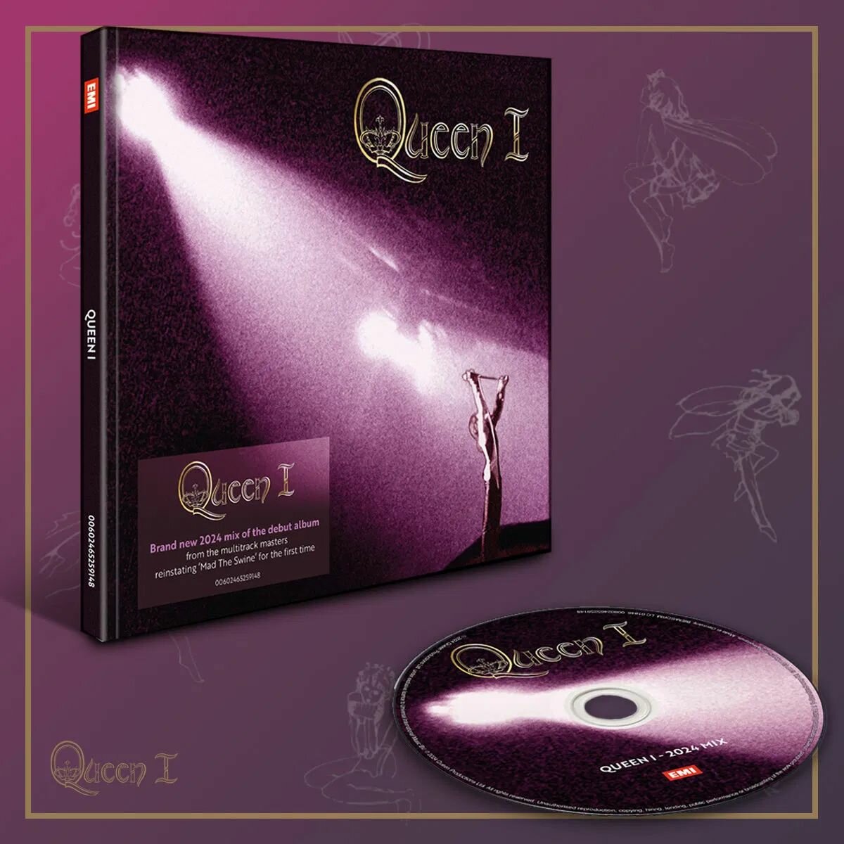 Queen - Queen I (CD) 2024, mix, EMI, Digipack, Музыкальный диск
