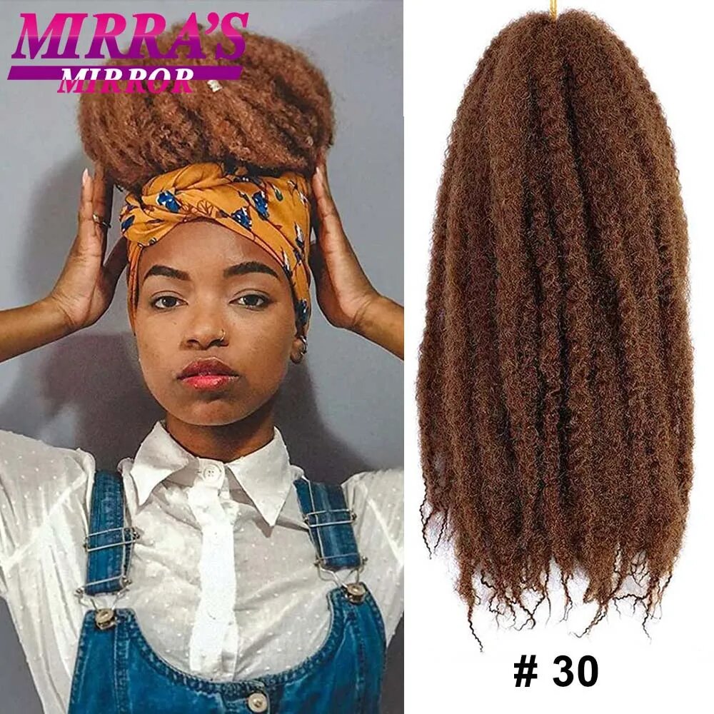 Mirra's Mirror афро косы Marley #30, 18-24 дюймов