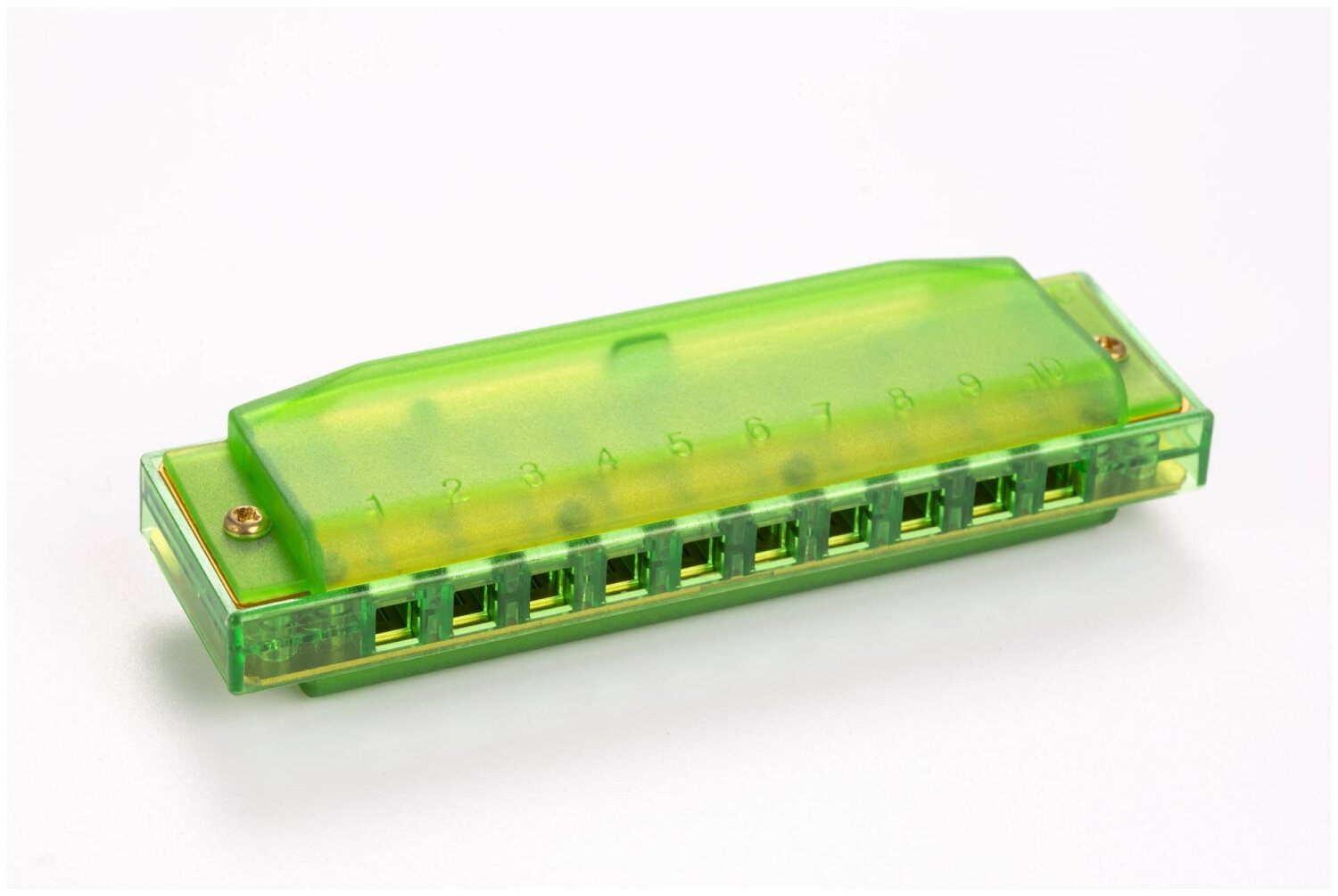 HOHNER Translucent Green (M1110G) гармошка губная детская, прозрачная зеленая