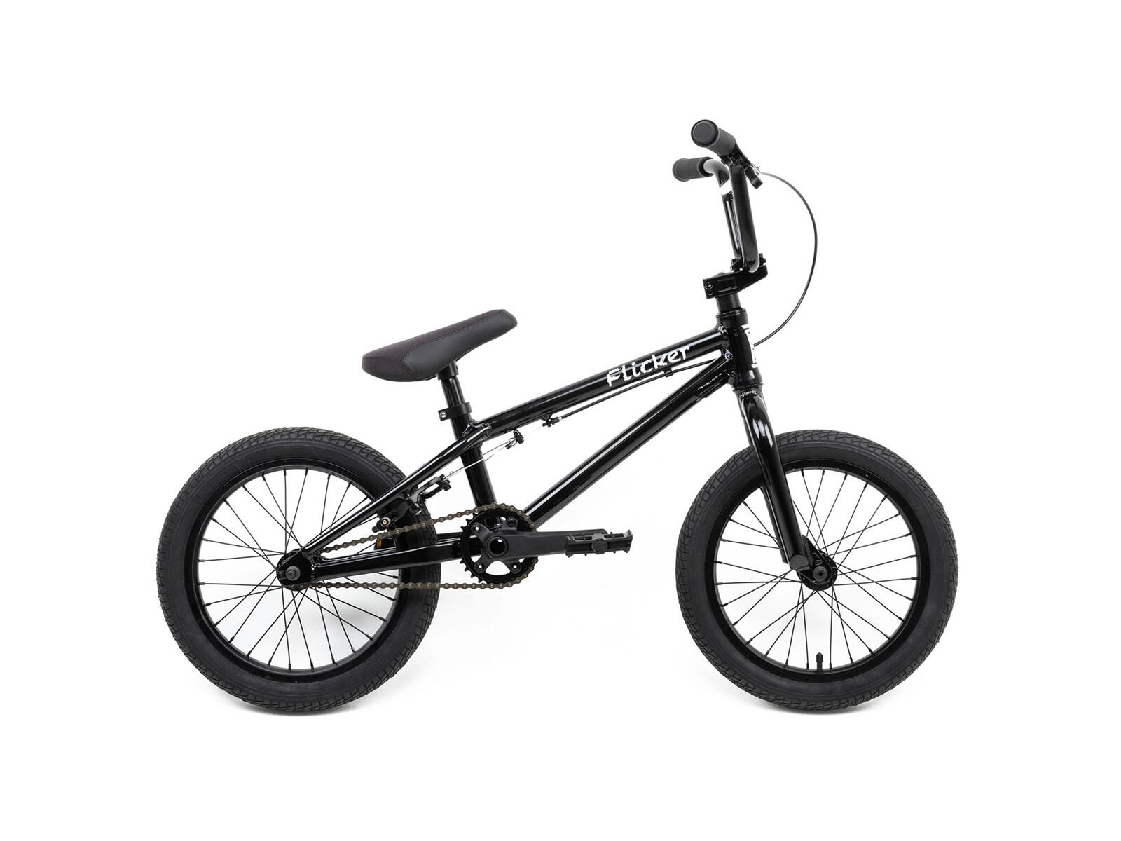 Велосипед TSB Flicker 16" 2025 (требует финальной сборки), Цвет черный