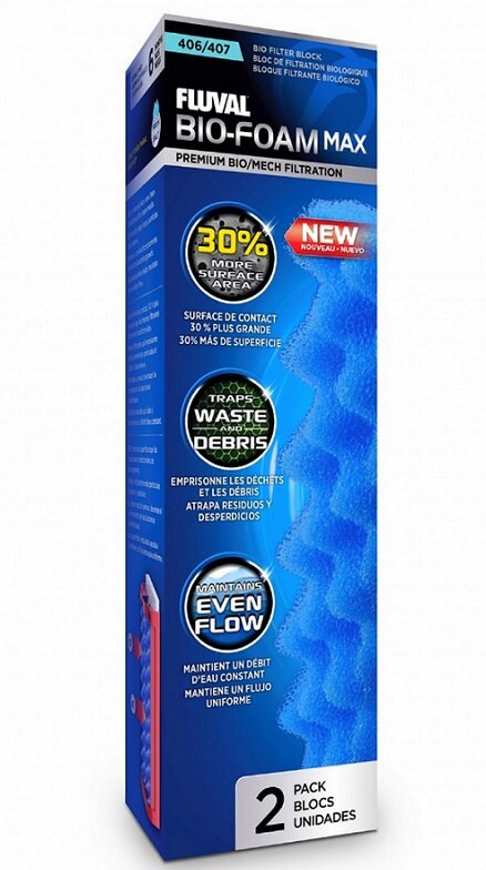 Губка для механической очистки Hagen FLUVAL Bio Foam MAX для фильтров Fluval 406, 407