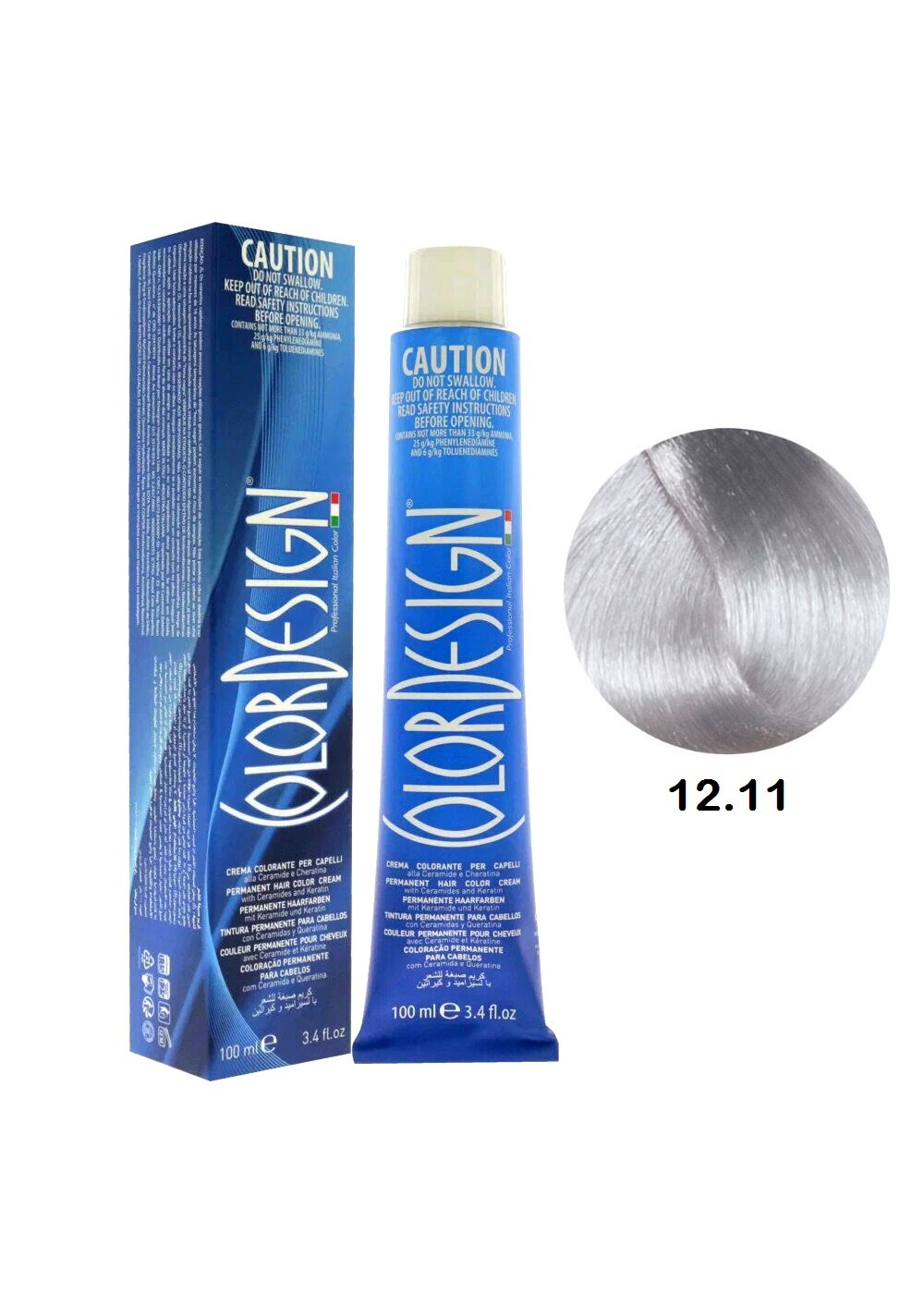Colordesign Колор Дизайн Стойкая краска для волос 100 мл - Colordesign 12.11