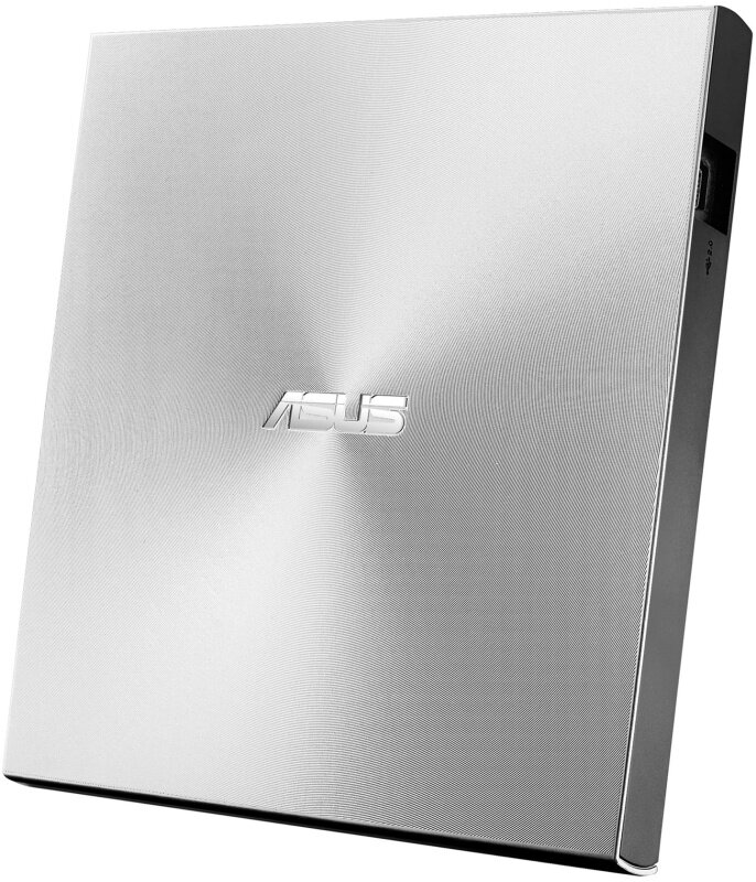 ASUS Привод DVDRW 8x8x8xDVD/24x24x24xCD ASUS ZenDrive U8M SDRW-08U8M-U, внешн, серебристый (USB2.0) (ret)