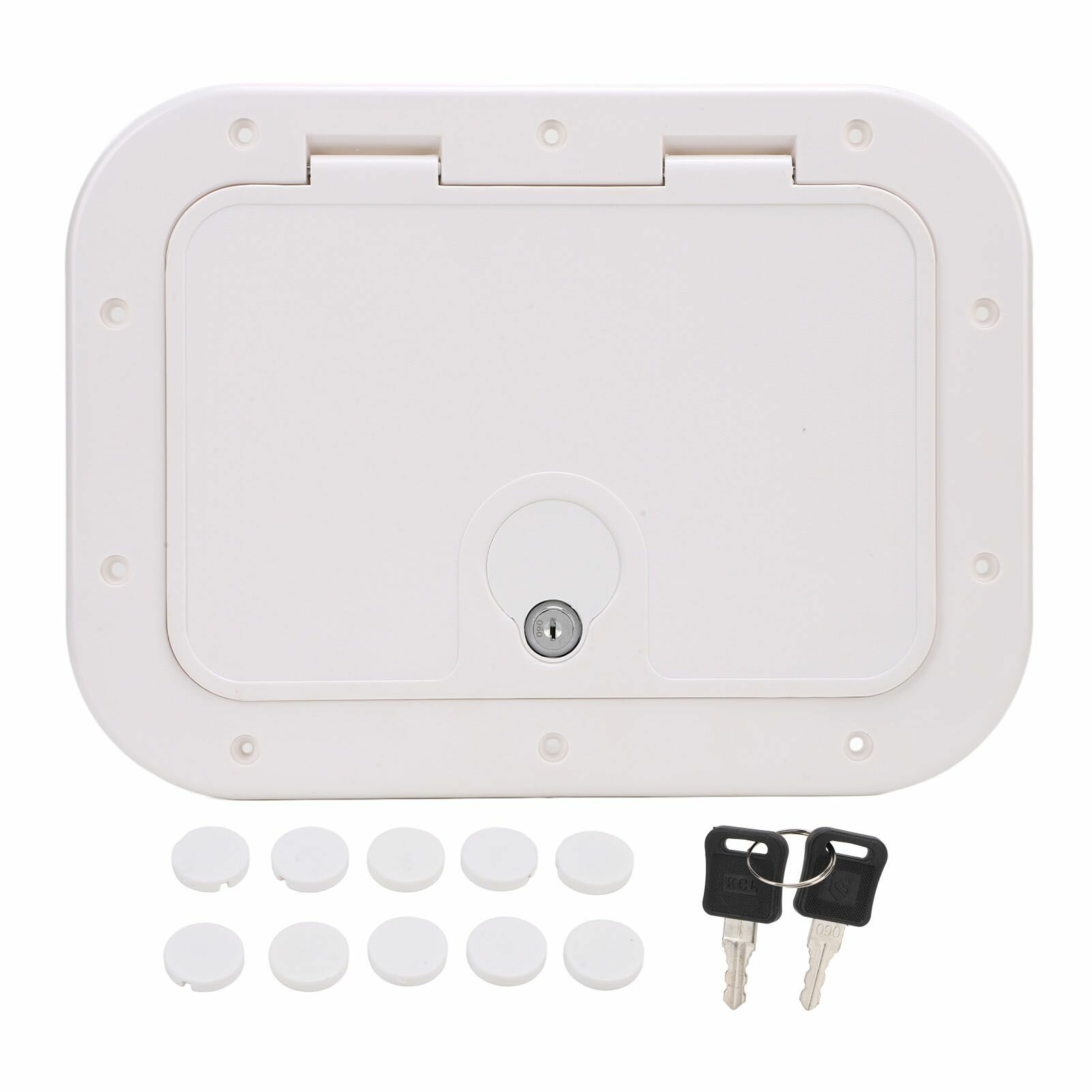 Люк палубный 12х8 дюймов с замком и ключом герметичный УФ-защита для лодок яхт автодомов