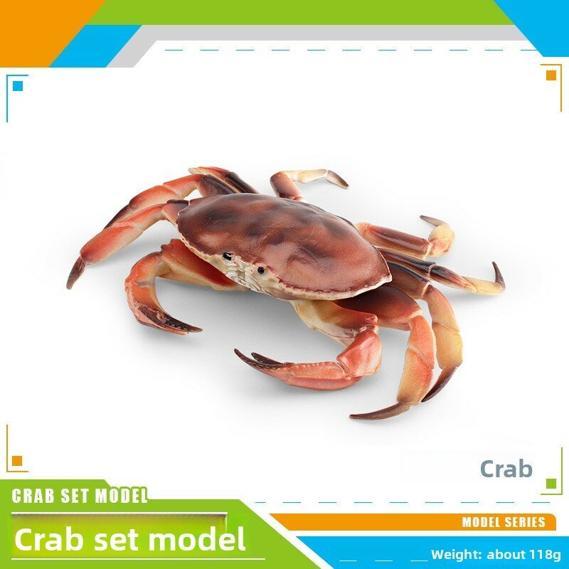 Морское существо краб модель с точной детализацией для аквариума или коллекции стиль а