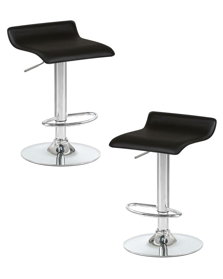 Стул барный DOBRIN Набор 2 шт Стул барный DOBRIN TOMMY, чёрный арт. LM-3013-N_CH-M_EL-black