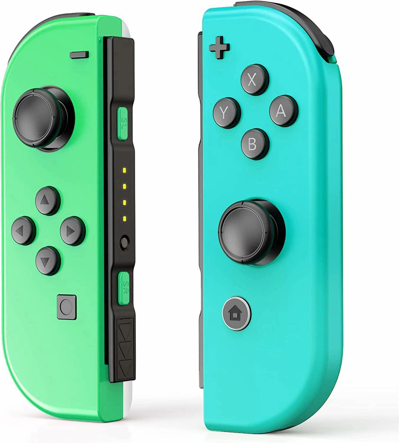 Геймпады контроллеры Joy-con для Nintendo Switch и Nintendo Switch OLED зеленый голубой джойстики цвет 9
