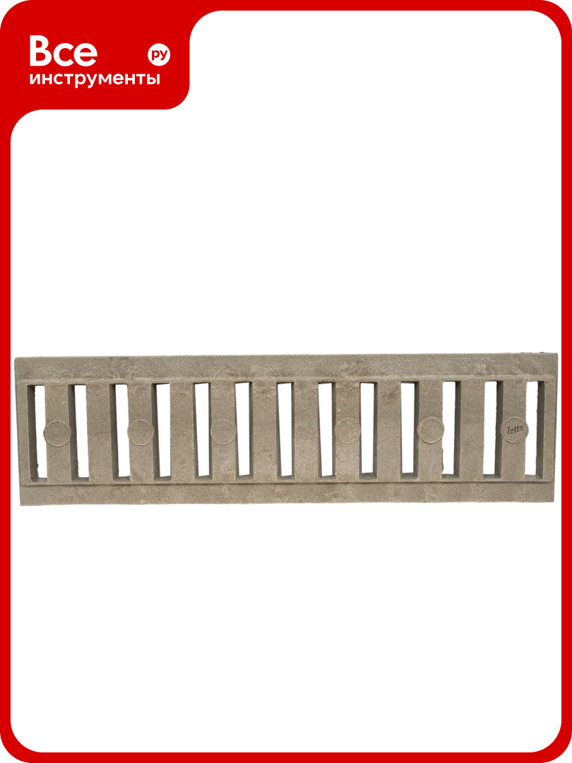 Дренажная решетка ООО ТК "Титан" 500x140x18, мрамор 501418РМ, эффективно