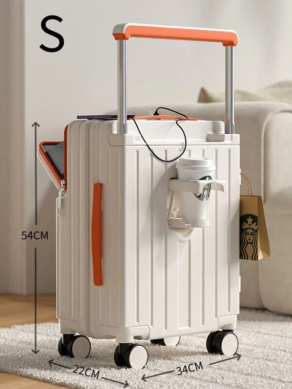 Чемодан-самокат Поликарбонат 54 см 46 л