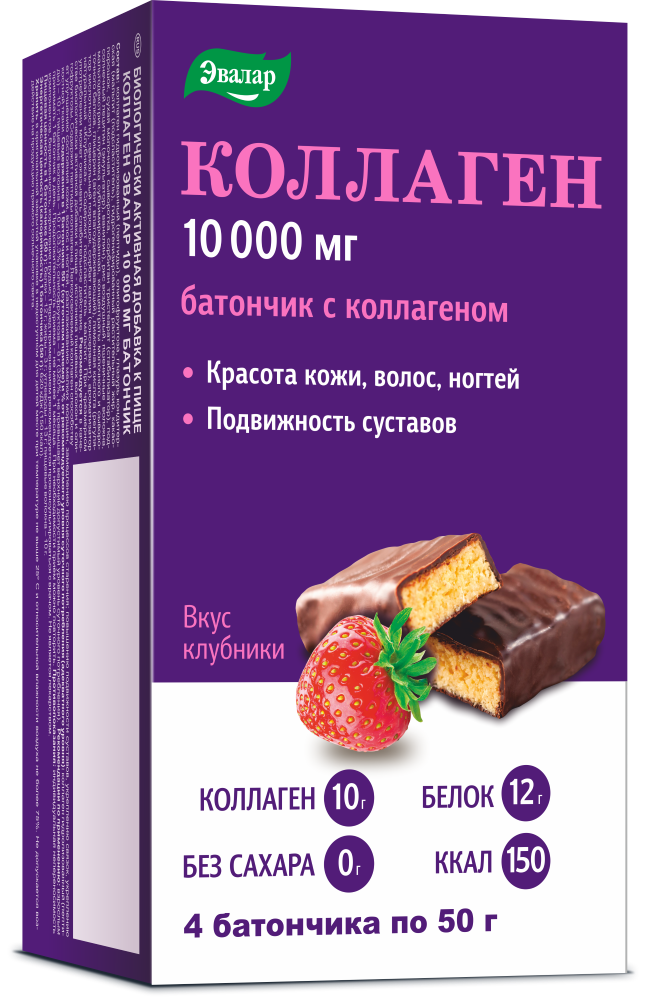 Коллаген эвалар 10000МГ батончик